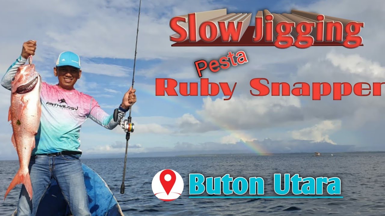 Mancing Mania ala BFC Crew || Slow Jigging, Pesta Rubby Snapper di buton Utara - YouTube