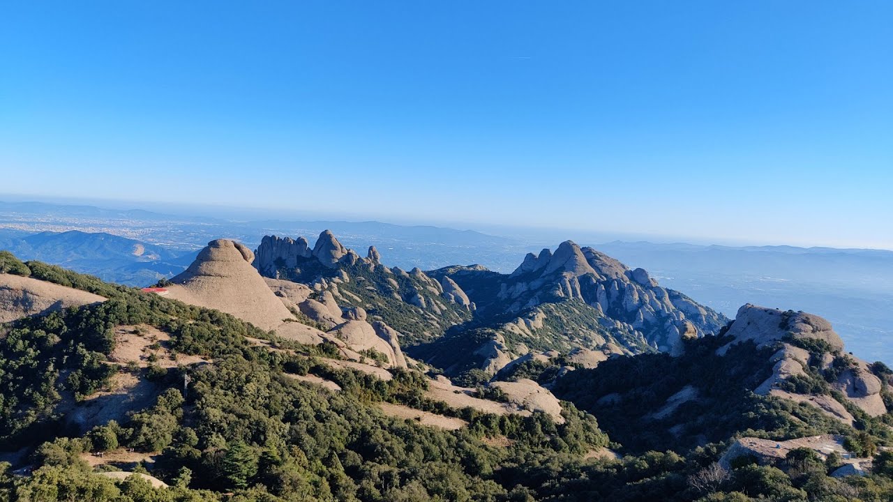 Hiking Montserrat - Sant Jeroni Summit I Catalonia 2023 - YouTube