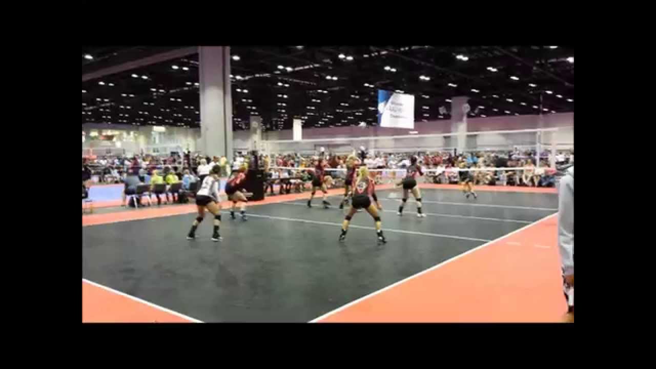MacKenzie Nickles - 2014 AAU Nationals - Club V 17 Pain - YouTube