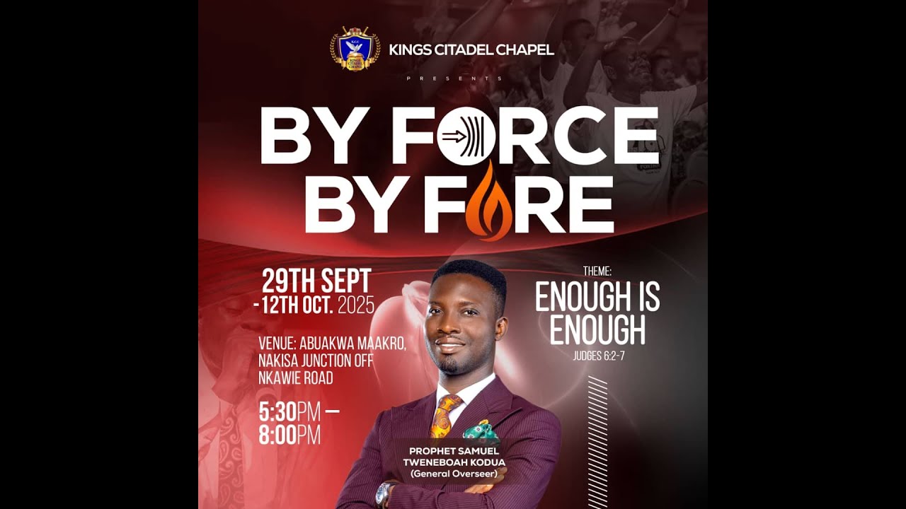 BY FORCE BY FIRE PHASE 2 (ARISE AND PURSUE OH GOD DAY 3) II KCC GLOBAL ...