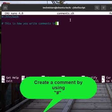 Shell scripting - Adding Comments #shorts #linux - YouTube
