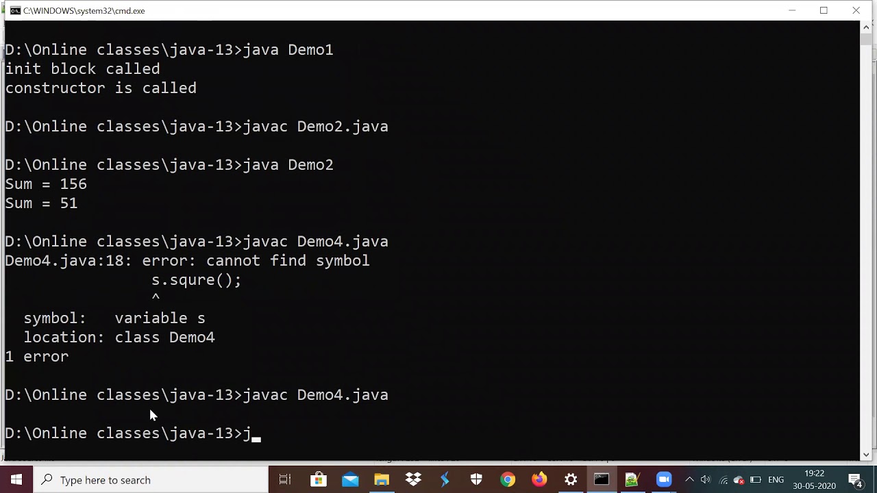 Java Programming In Hindi Session 13 Init Block Static Block What Is Systemoutprintln 4733