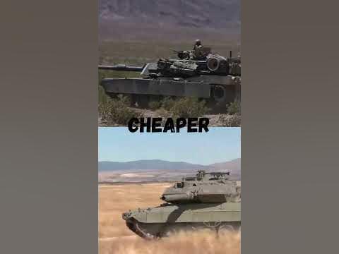 M1a2 Abrams vs Leopard 2A6 - YouTube