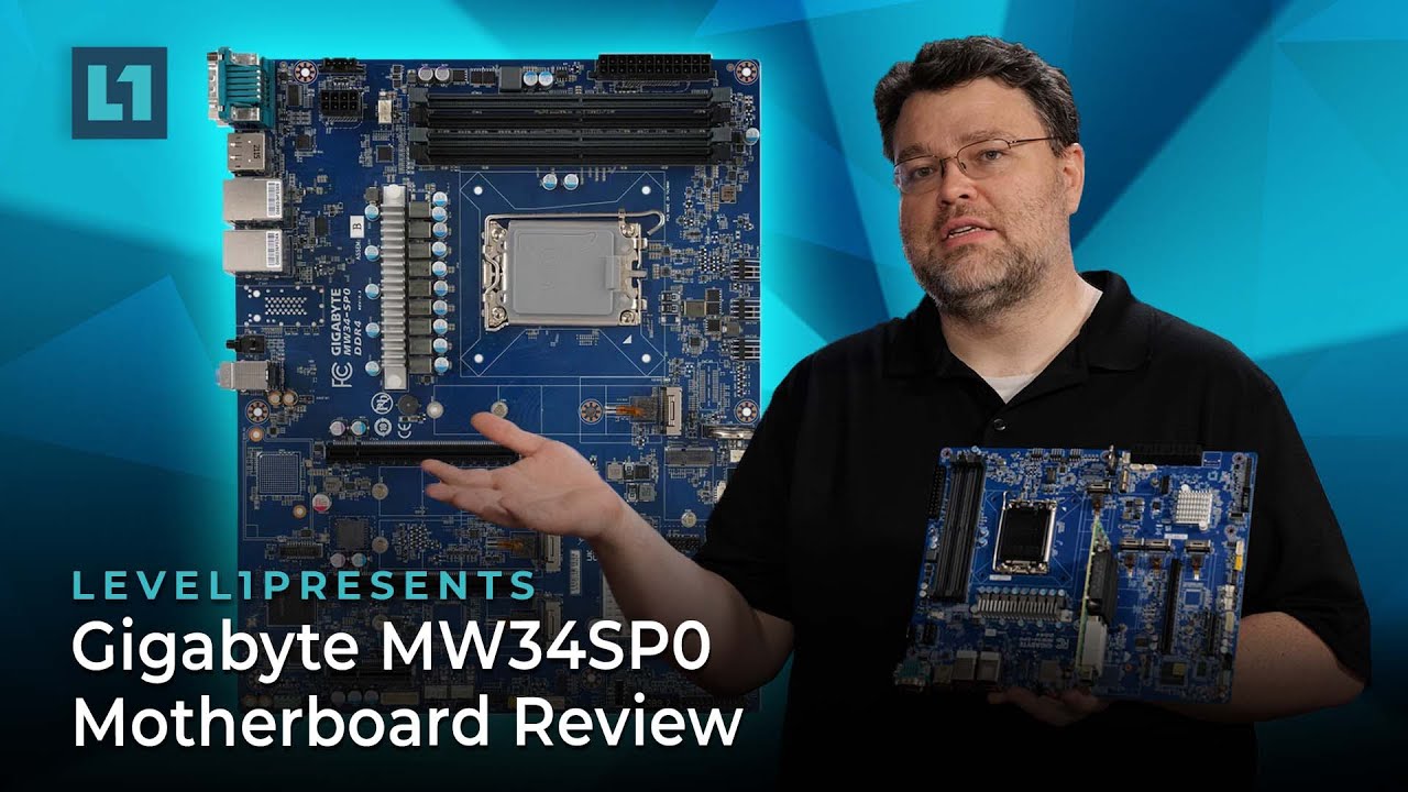 Gigabyte MW34SP0 Motherboard Review - YouTube