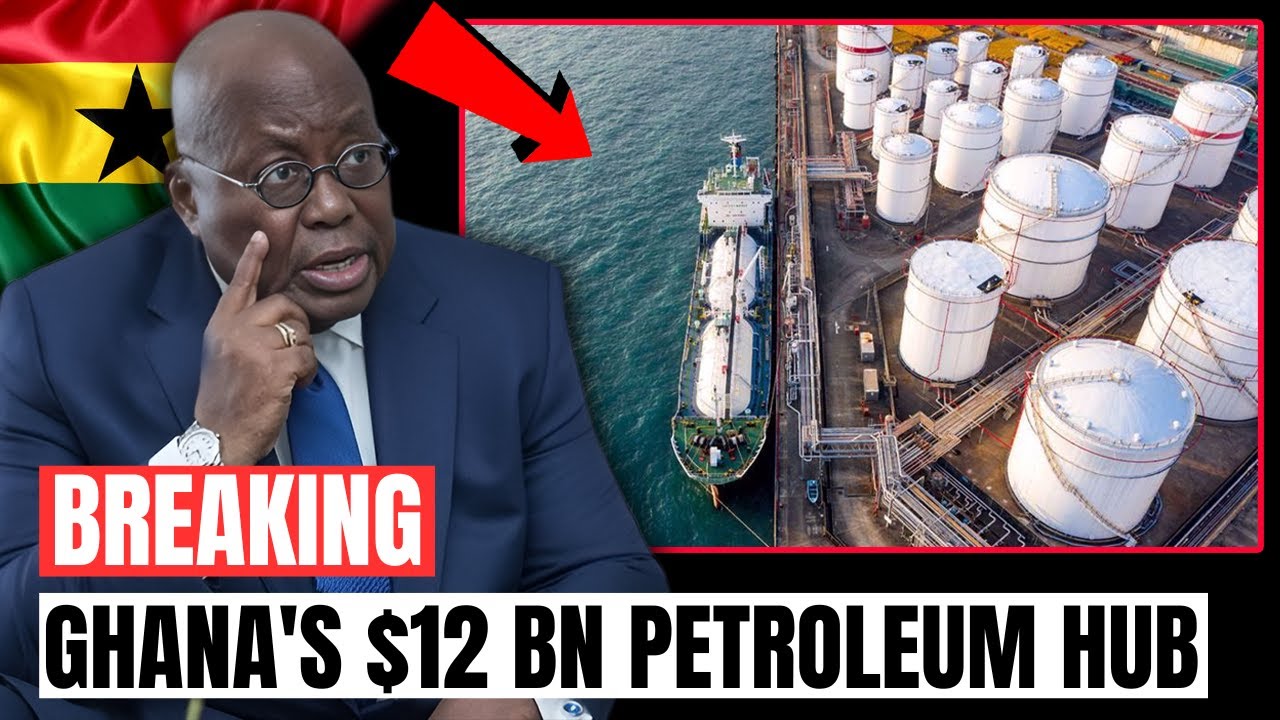 Ghana's $12 Billion Petroleum Hub Takes off - Ghana petroleum hub - YouTube