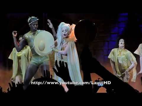 LauiiiHD - Lady Gaga - Black Jesus † Amen Fashion - Live in Antwerpen Belgium 29.02.2012 HD