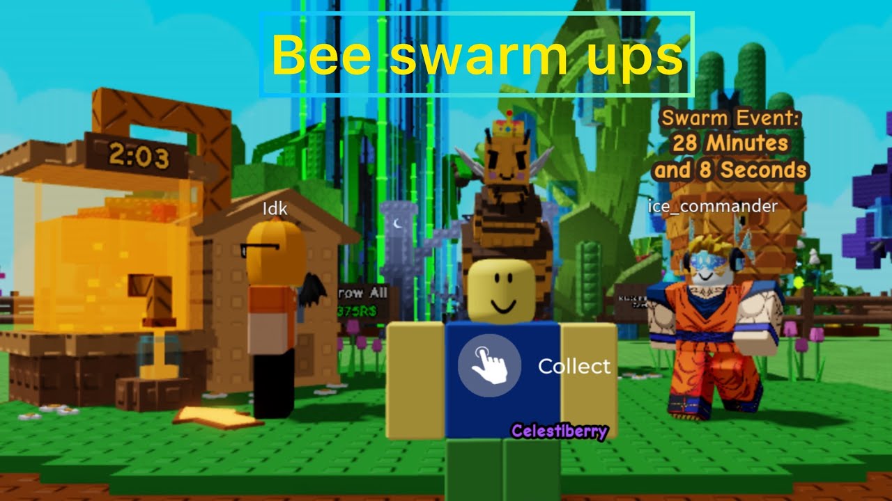 New bee swarm upd super fun guys #roblox #grow a garden - YouTube
