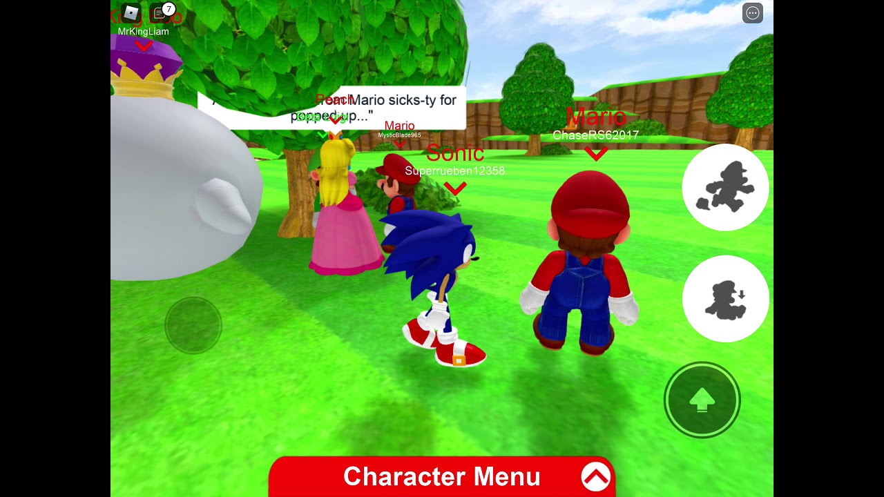 Sonic plays smo rp roblox - YouTube