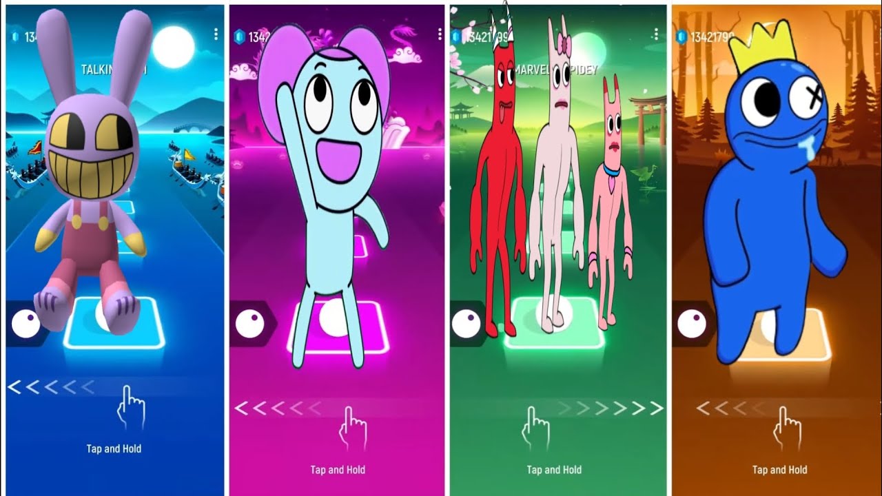 Jax The Amazing Digital Circus🆚Pibby🆚Garten of BanBa Game Toons🆚BLUE ...