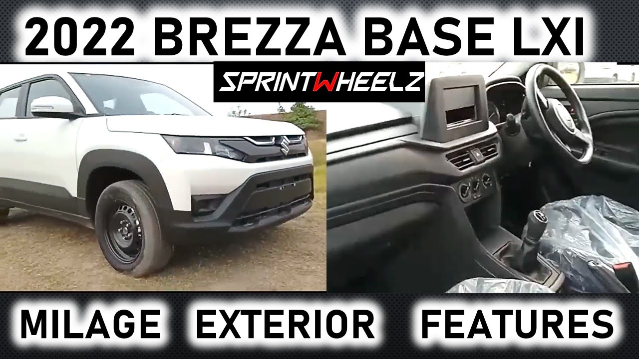 2021 Brezza Base Variant LXI Walkaround | New Features, Mileage ...