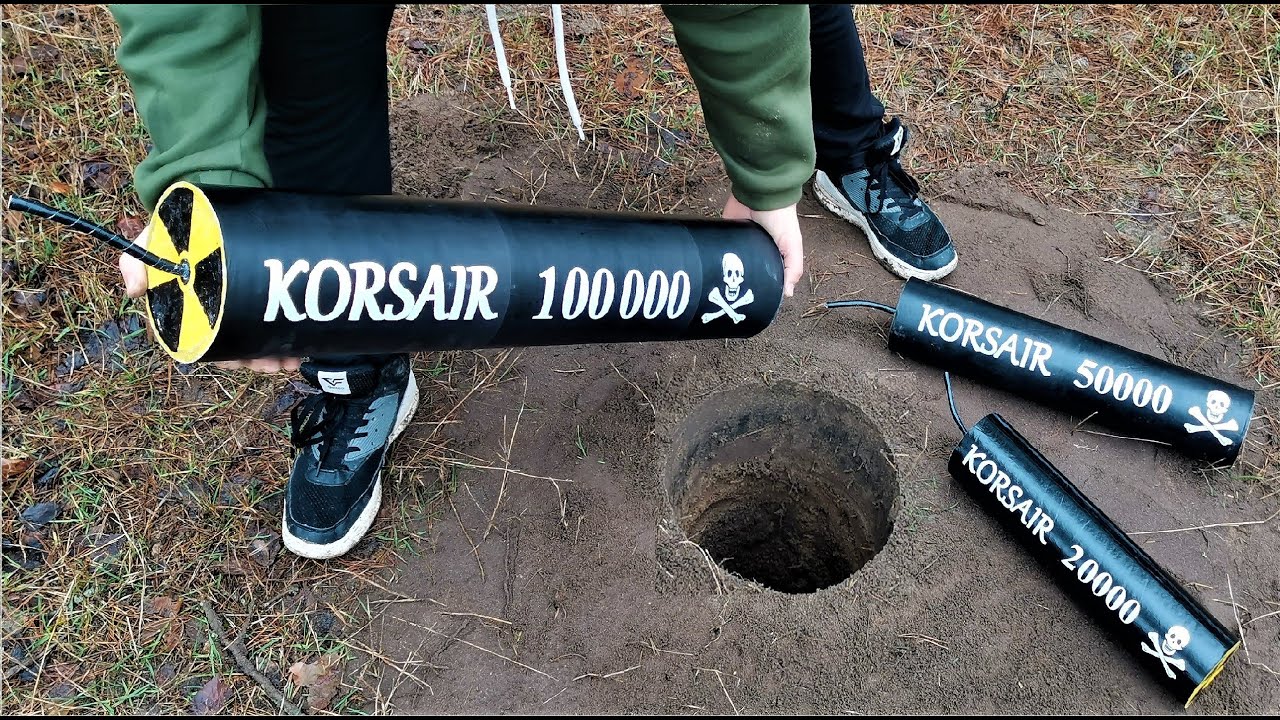 KORSAIR 100 000 Underground | TOP 5 Powerful Firecrackers - YouTube