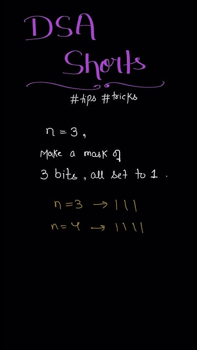 Dsa Shorts With Mik 1 Youtube
