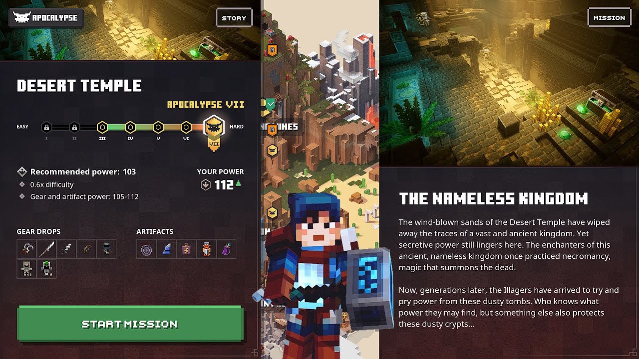 Minecraft Dungeons PC Gameplay - Desert Temple with (STORMLANDER) - YouTube