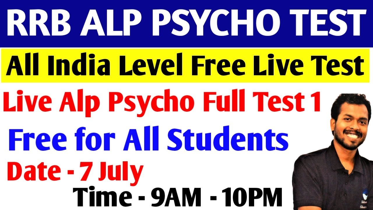 Free ALP Psycho Full Test 1 | All India Level Live Test for ALP Psycho ...