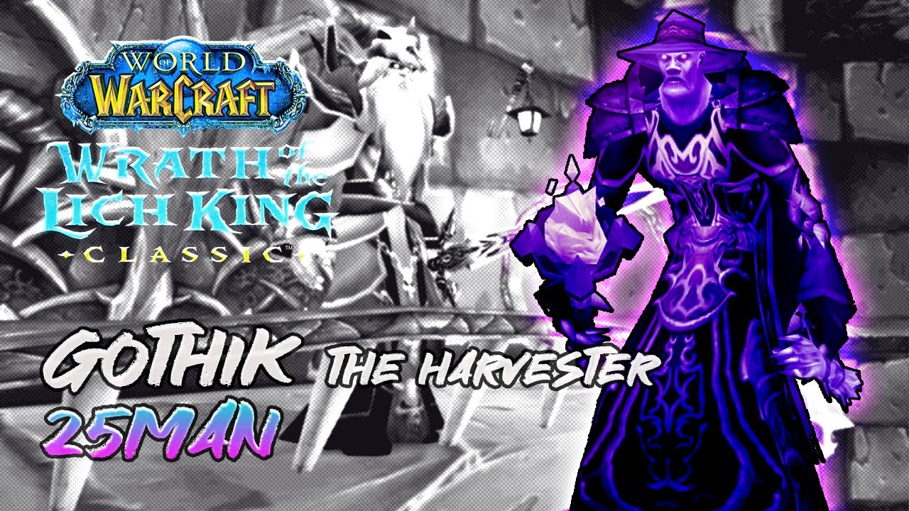 Shadow Priest vs Gothik the Harvester 25M | Wrath of the Lich King ...