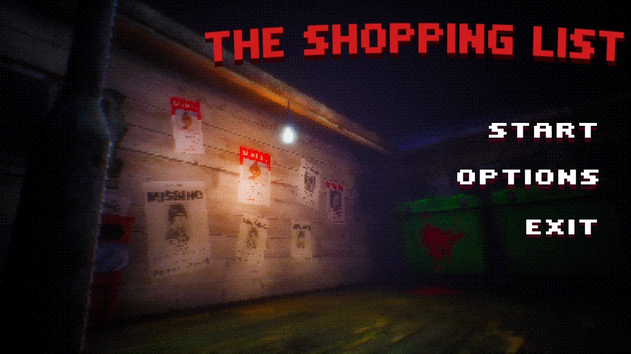 The Shopping List - An Indie Horror game where you go shopping and get ...
