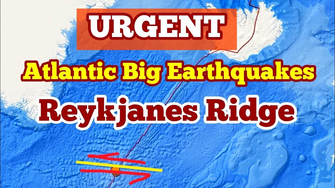 Reykjanes Ridge: Big Earthquakes, Iceland Fagradalsfjall Litli-Hrútur ...