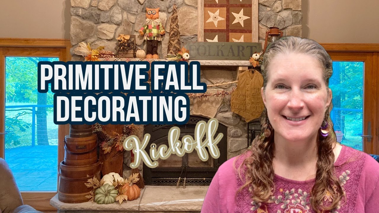 Primitive Fall decorating 🍂2023 Fall kickoff collaboration - YouTube
