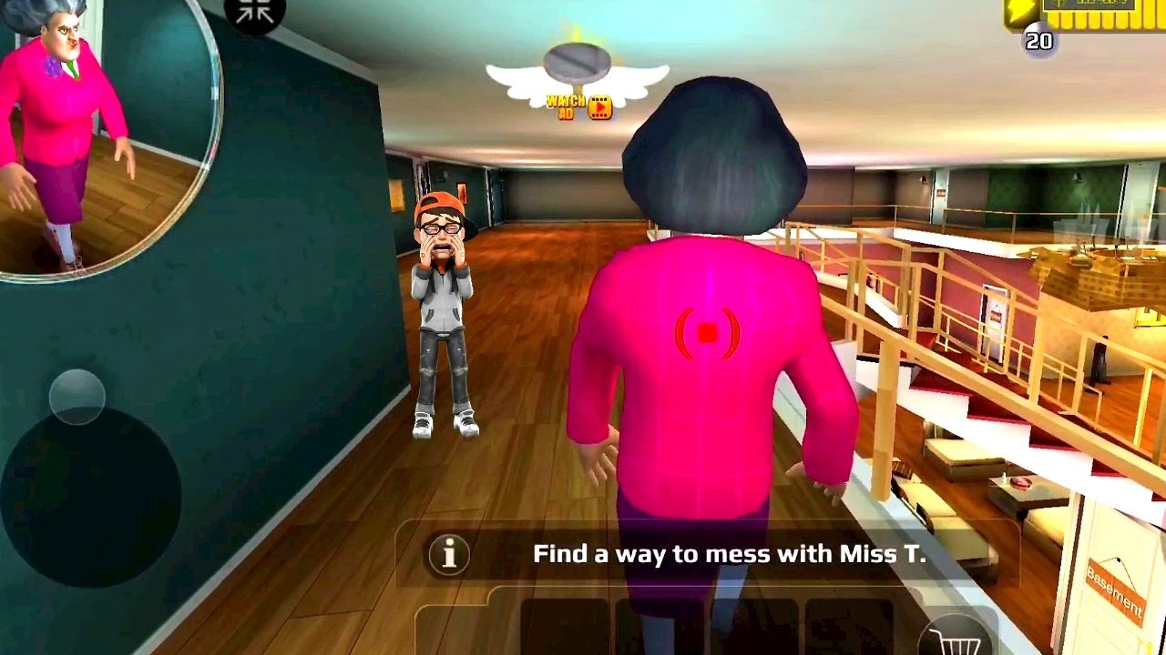 Scary Teacher 3D - play as Tani in Miss T house - YouTube