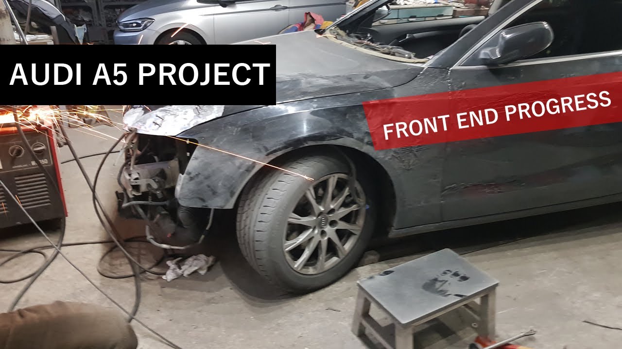 Audi A5 - Front end progress - A5E04 - YouTube