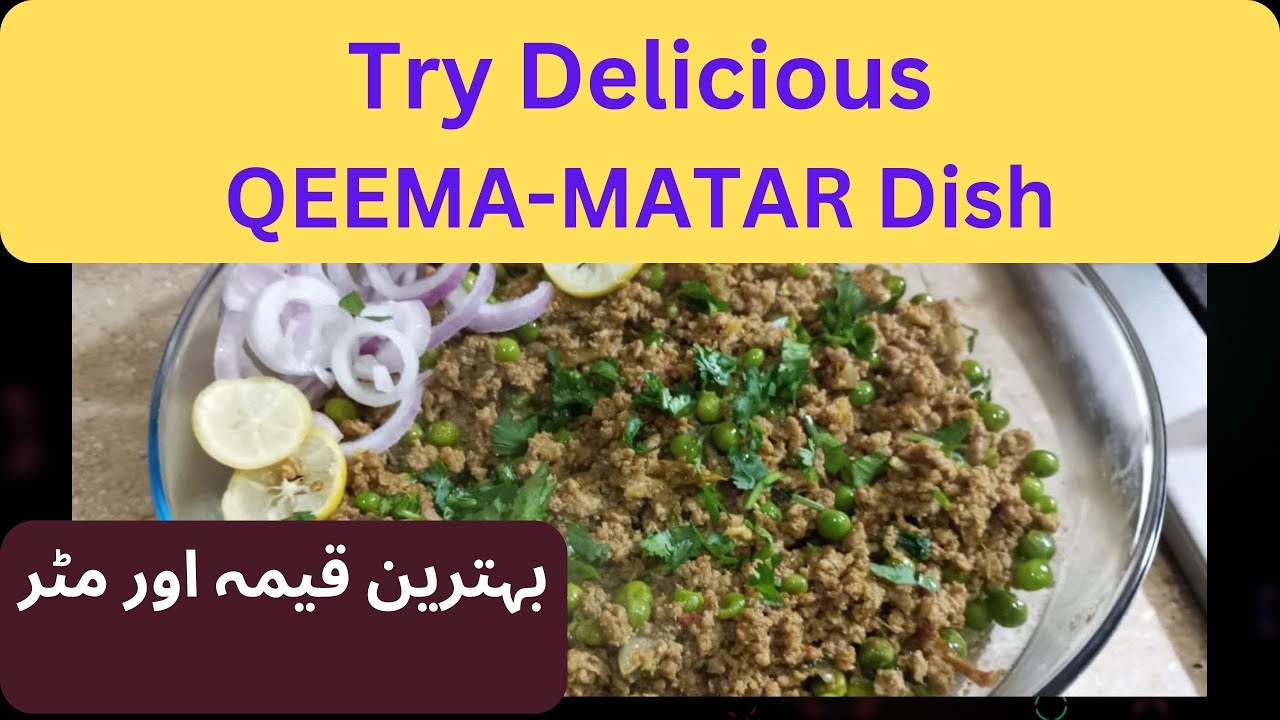 Cook Best Qeema Mattar dish at home #food #tasty #kitchen #channel # ...