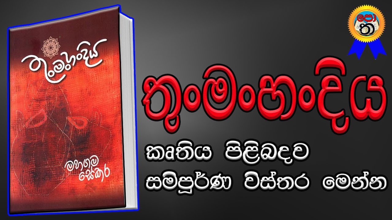 thunman handiya | තුං මං හන්දිය කෘතිය පිළිබඳව විස්තර | thun man handiya ...