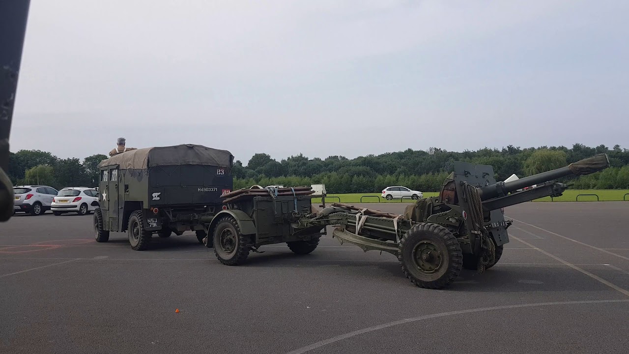 Morris Quad gun and limber - YouTube