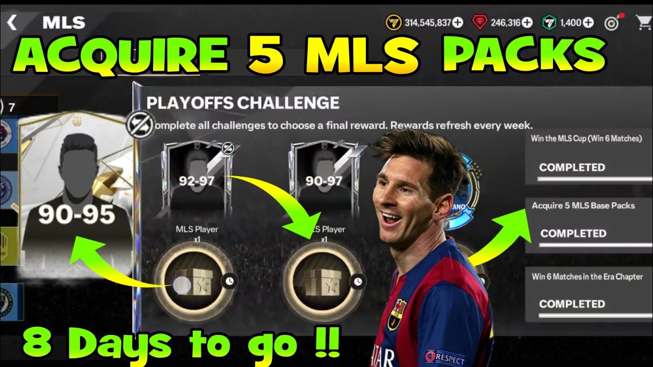 HOW TO COMPLETE QUESTS MLS KICKOFF CUP PLAYOFFS EVENT ACQUIRE 5 BASE ...
