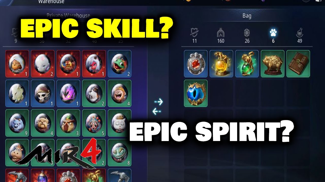 Unsealing Epic Skill or Epic Spirit? - MIR4(Tagalog) - YouTube