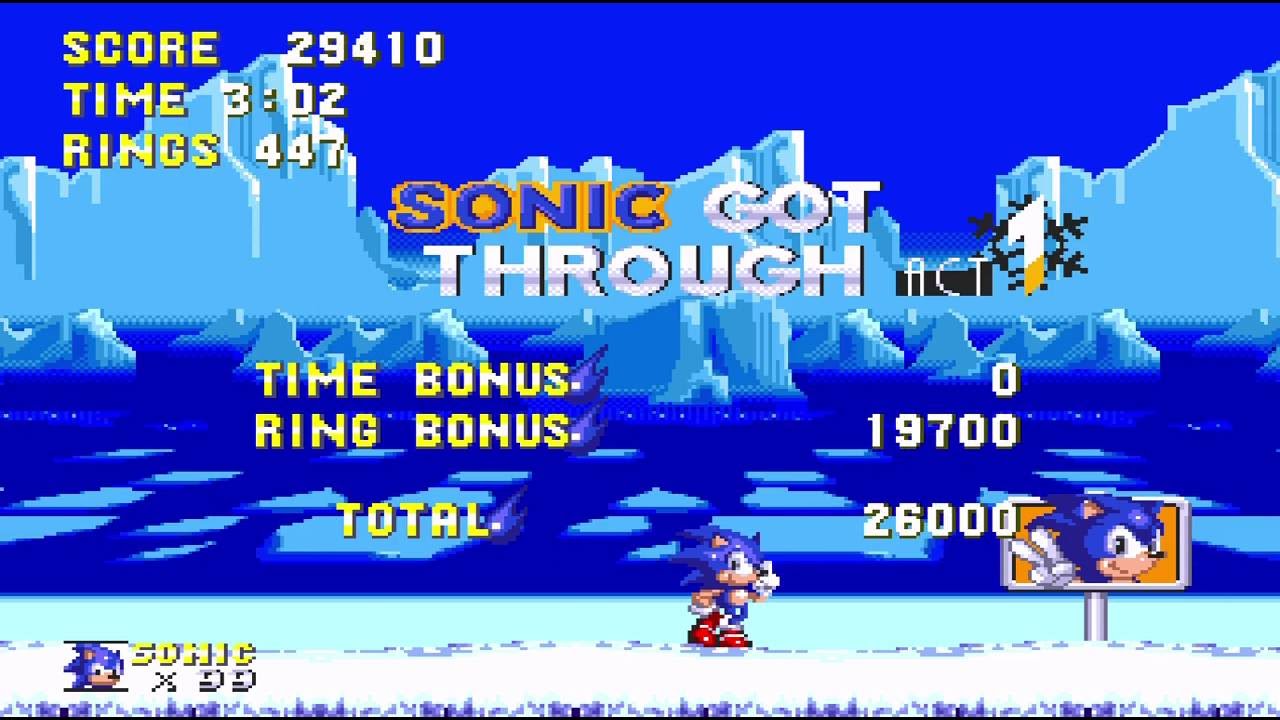 Sonic 3 Complete Ice Cap Zone Acto 1 - YouTube