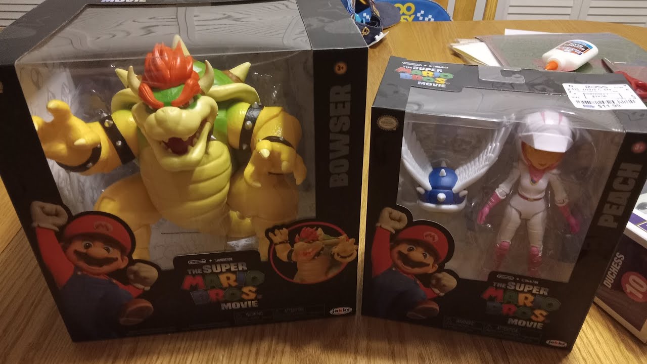 Super Mario Movie Bowser unboxing and toy haul - YouTube