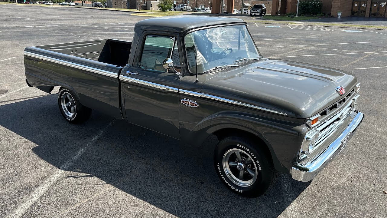 Test Drive 1966 Ford F-100 Pickup Truck LWB SOLD $21,900 Maple Motors ...
