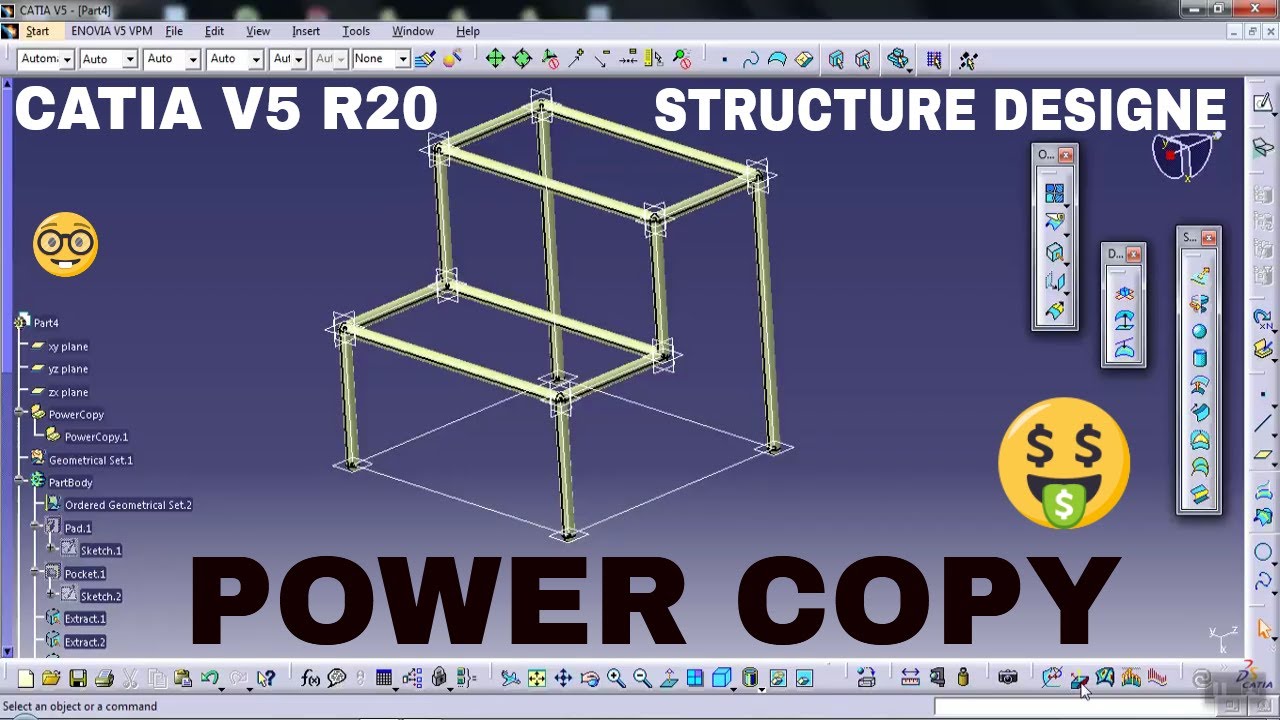 Catia v5r20 Power Copy| Power Copy Catia v5r20 | CATIA V5R20 STRUCTURE ...