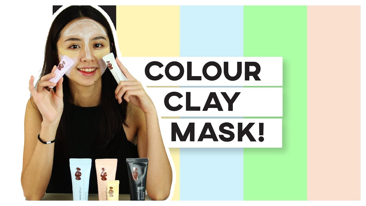 Innisfree Jeju Volcanic Color Clay Mask Guide | Favful - YouTube