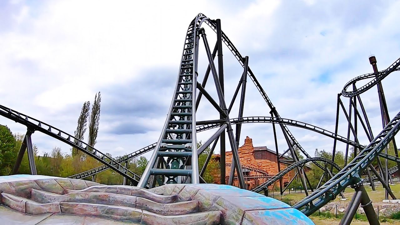 Kondaa Rollercoaster (ONRIDE) Video Walibi Belgium Wavre [NEW 2021 ...