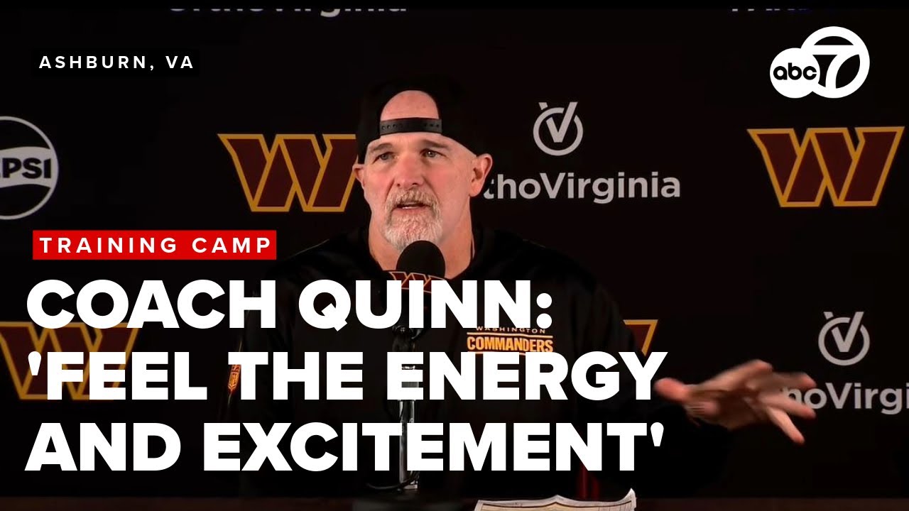 Coach Quinn presser at the start of Commanders Training Camp - YouTube