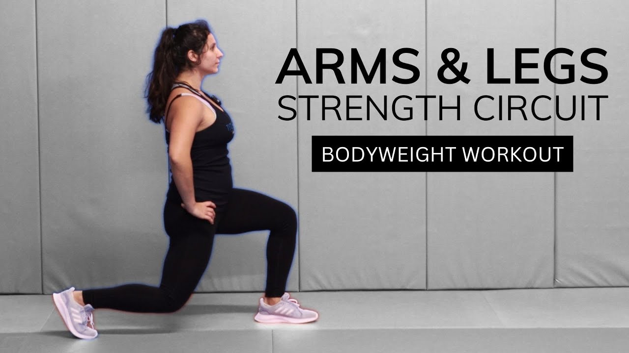 Arms & Legs STRENGTH Workout | Bodyweight Circuit | EMOM - YouTube