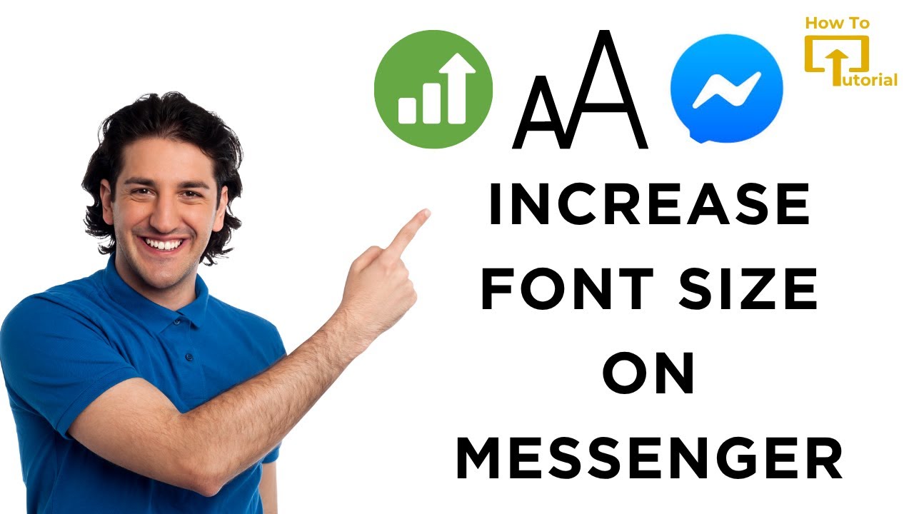 How to Increase Font Size on Messenger - YouTube