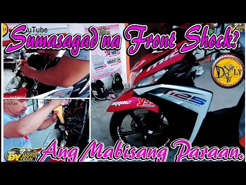 Sumasagad o malambot na shock ng Mio i 125 paano ayusin / Front Shock @Dy I.Y Tv & Dy Moto Tech ...
