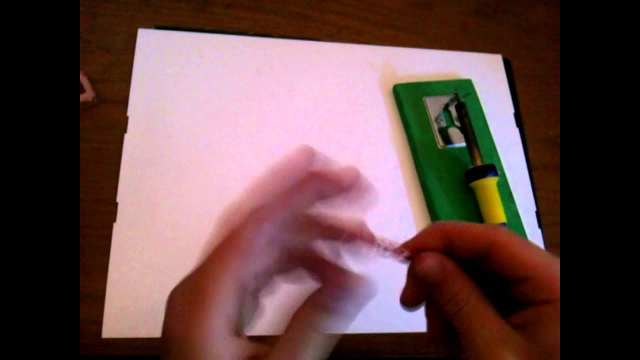 How to: Clean Soldering Iron Tip - YouTube