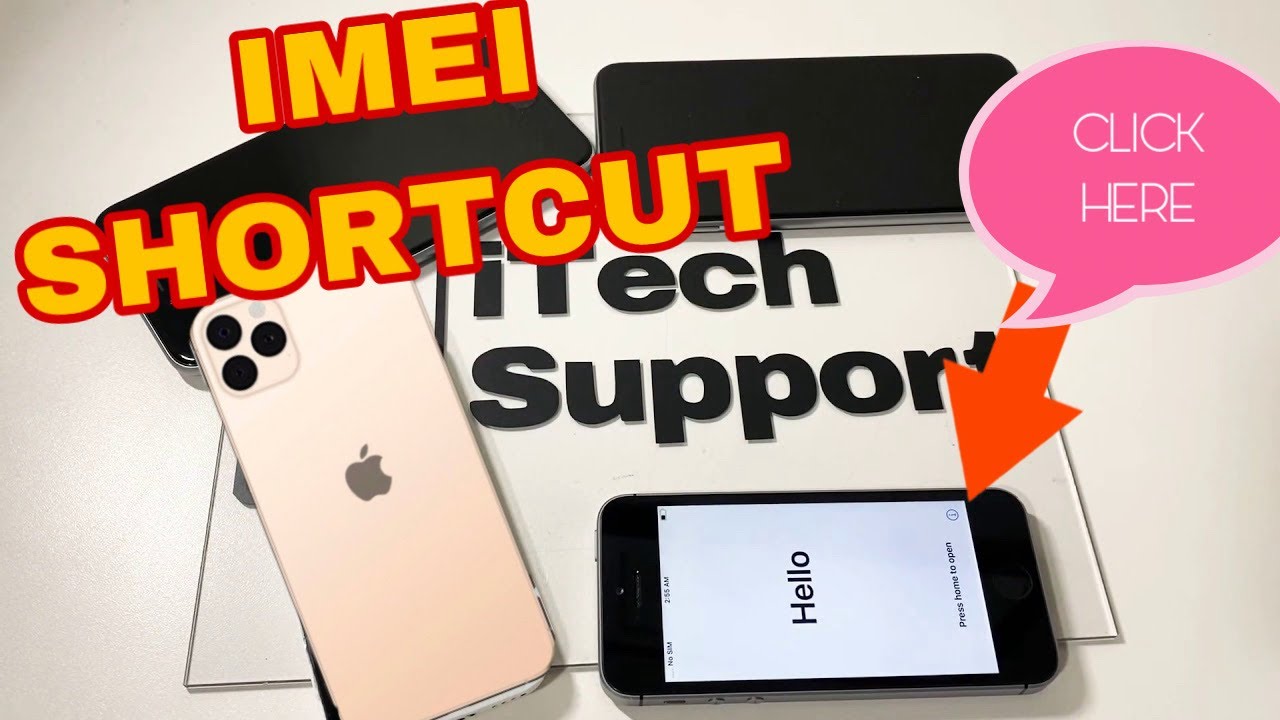 Easiest way to find IMEI on Any iPhone 11 Pro Max X Xs 8 plus 7 6 5 4 ...
