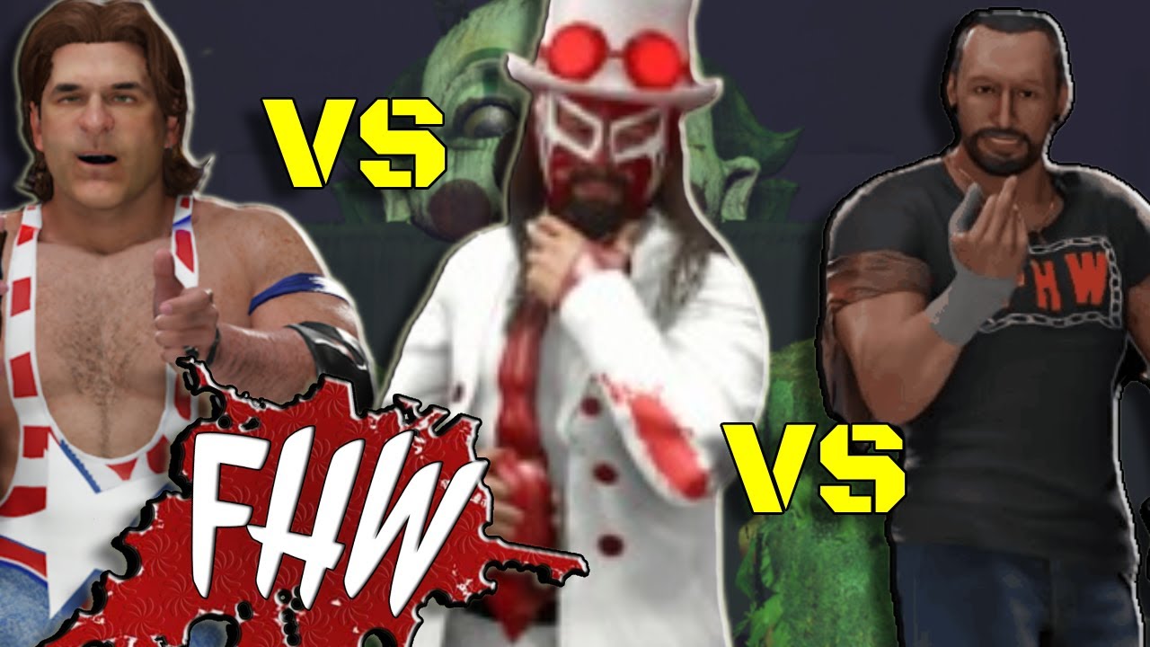 WWE 2K24 Full Three way fight FHW - YouTube
