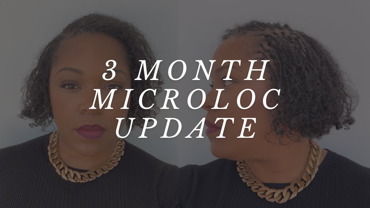 3 Month Microlocs Update | Fine Low-Density Hair - YouTube