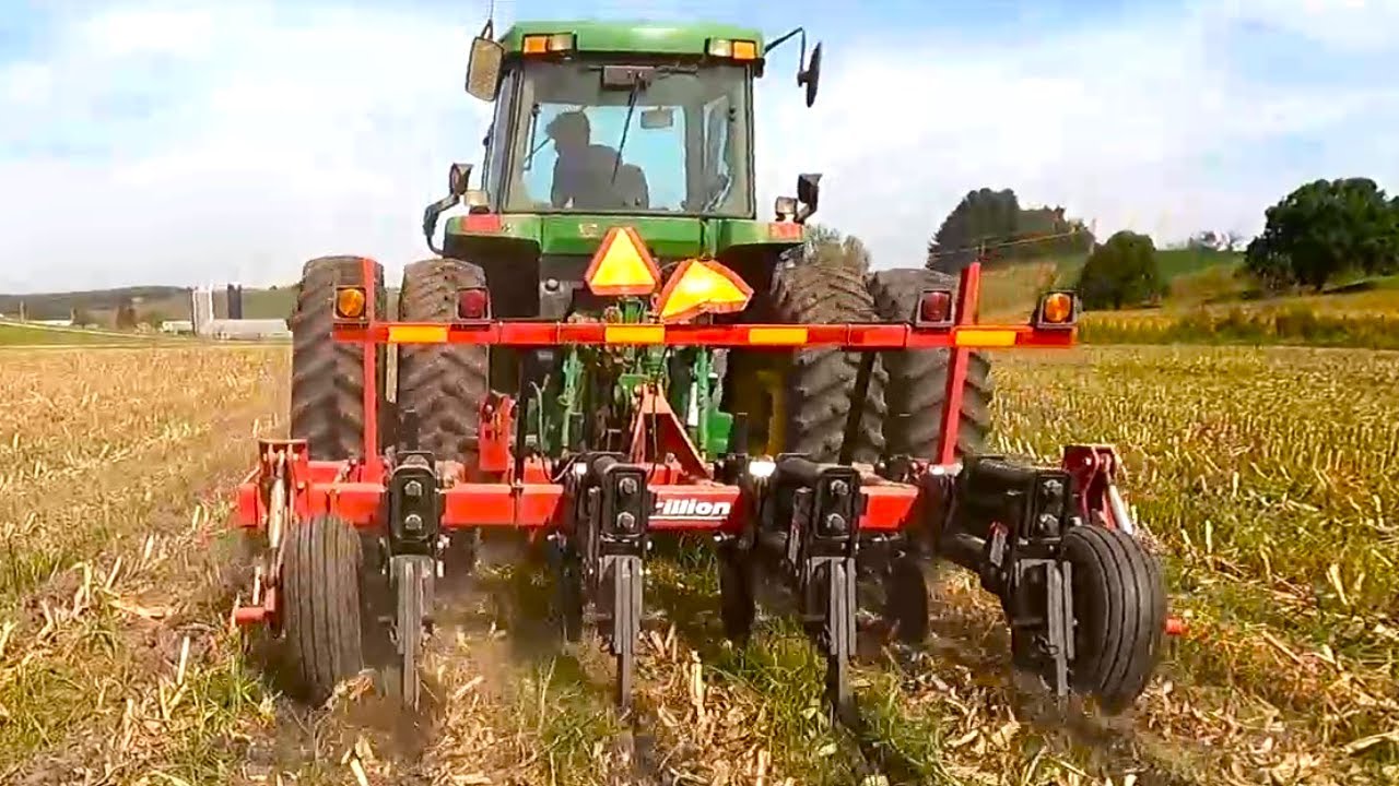 Subsoiling After Corn Harvest! Deep Tillage With A Lot of Horsepower ...
