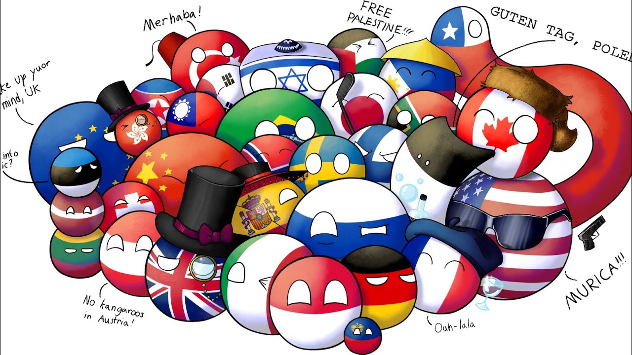 Recopilación de videos Countryballs (Parte 1) #countryballs #shorts # ...