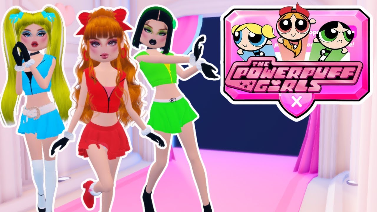 DRESS to IMPRESS, But POWERPUFF GIRLS THEME ONLY... - YouTube