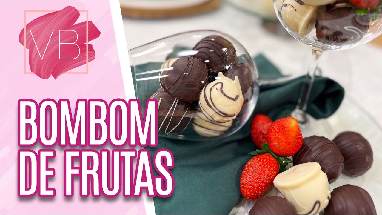 Receita deliciosa de bombom de frutas - Você Bonita (09/05/2023) - YouTube