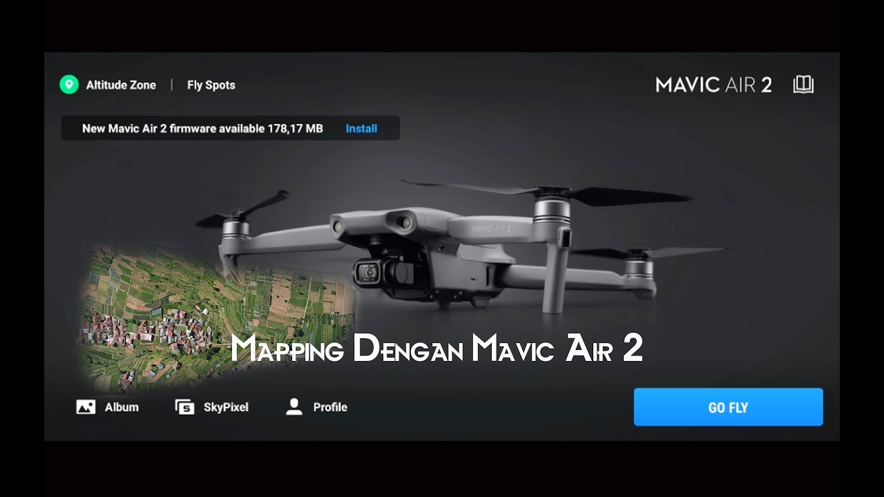 Cara Mapping dengan Drone DJI Mavic Air 2 - YouTube