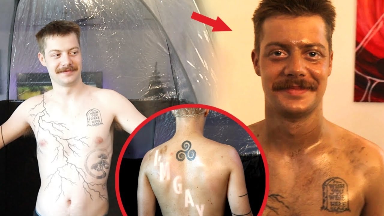 Tanning The Whitest Man On Earth! - YouTube