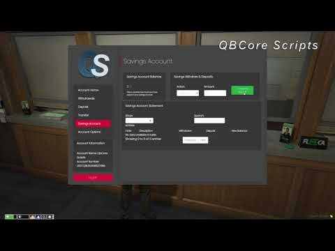 [QB]QbCore Scripts - Advanced Banking | FIVEM - YouTube